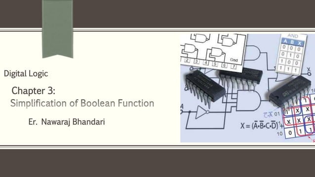 Chapter 3: Simplification of Boolean Function | PPTX