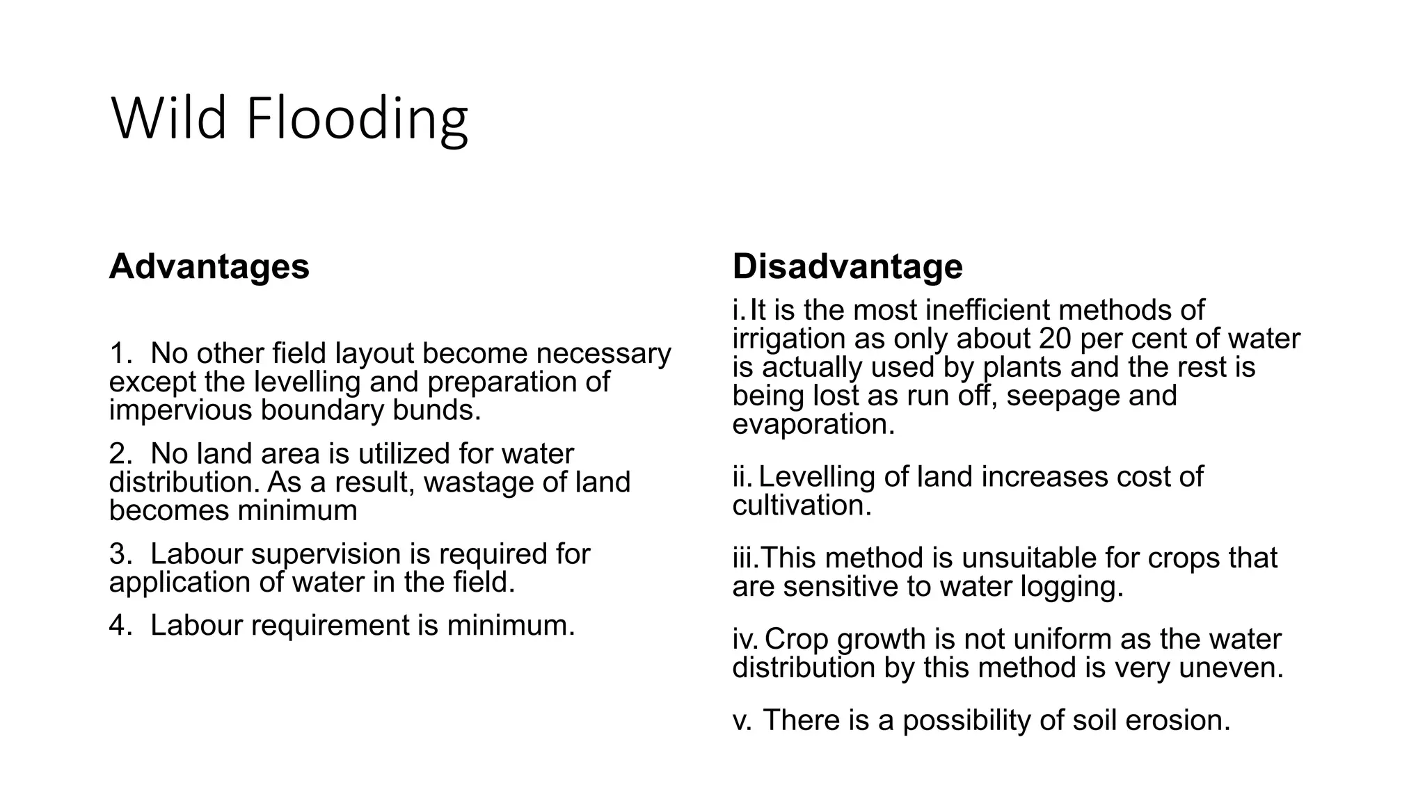 Methods of Irrigation | PPTX