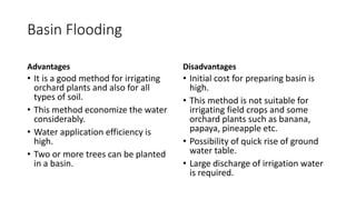Methods of Irrigation | PPTX