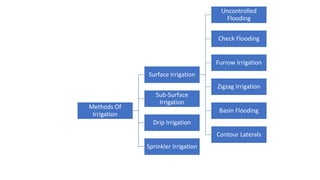 Methods of Irrigation | PPTX