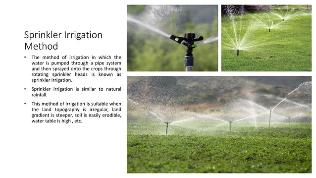Methods of Irrigation | PPTX