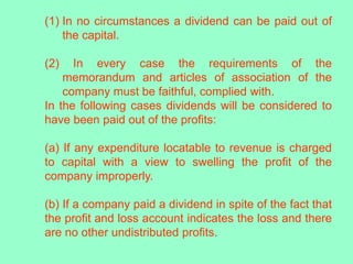 Divisible profit & Dividend | PPT