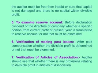 Divisible profit & Dividend | PPT