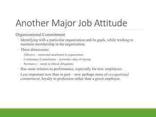 Attitudes and Job Satisfaction | PPT