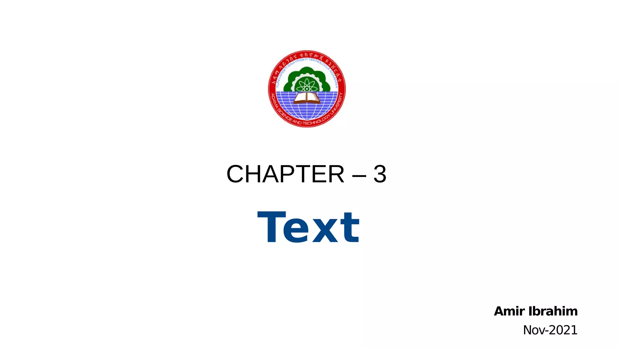 CHAPTER – 3 Text | PDF