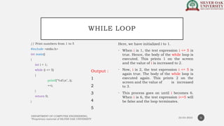 Loop and while Loop | PPT