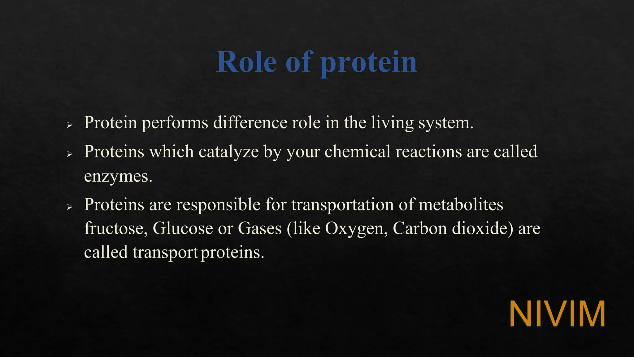 Hospital Pharmacy Chapter -3 Proteins. ppt | PPT