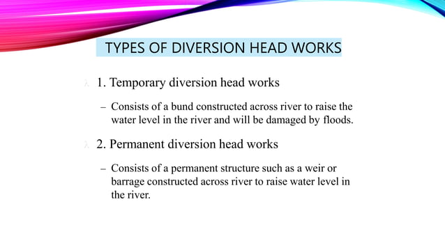 chapter-3.pptx: CHANNEL HEADWORKS AND CANALS | PPTX