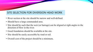 chapter-3.pptx: CHANNEL HEADWORKS AND CANALS | PPTX
