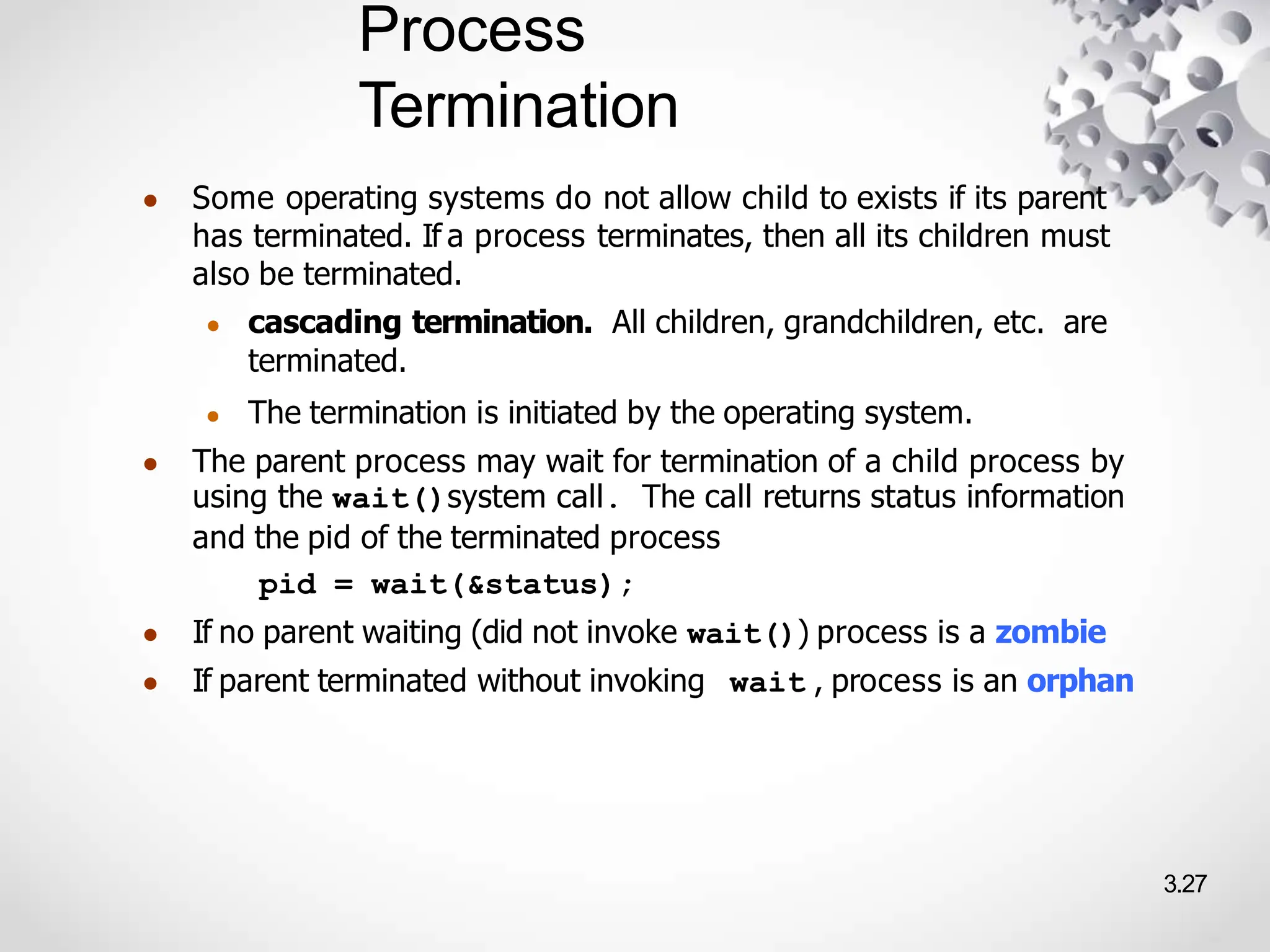 Operating Systems - Process Scheduling Management | PPTX