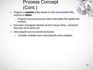 Operating Systems - Process Scheduling Management | PPTX