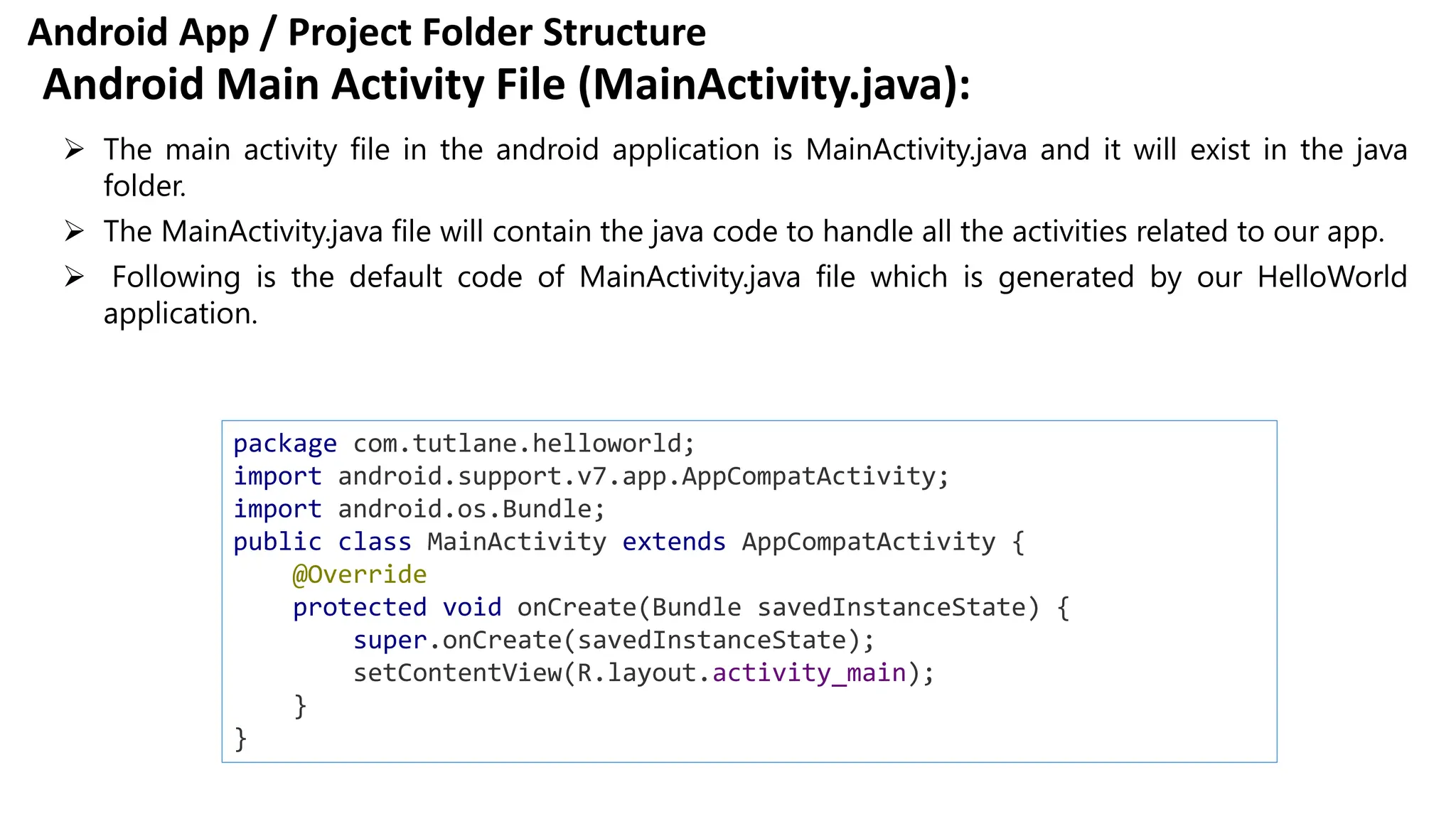 Mobile Application Development-Components and Layouts | PPTX