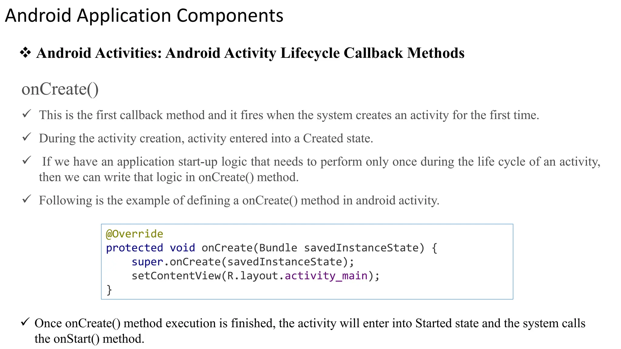 Mobile Application Development-Components and Layouts | PPTX
