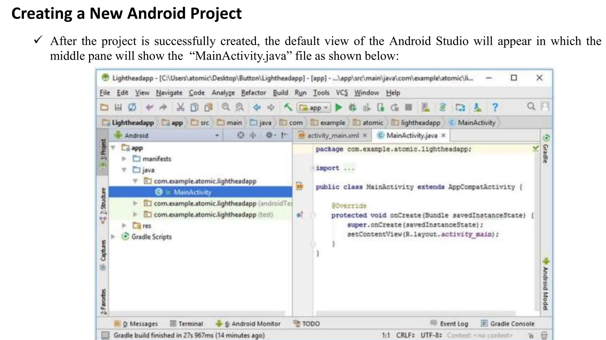Mobile Application Development-Components and Layouts | PPTX