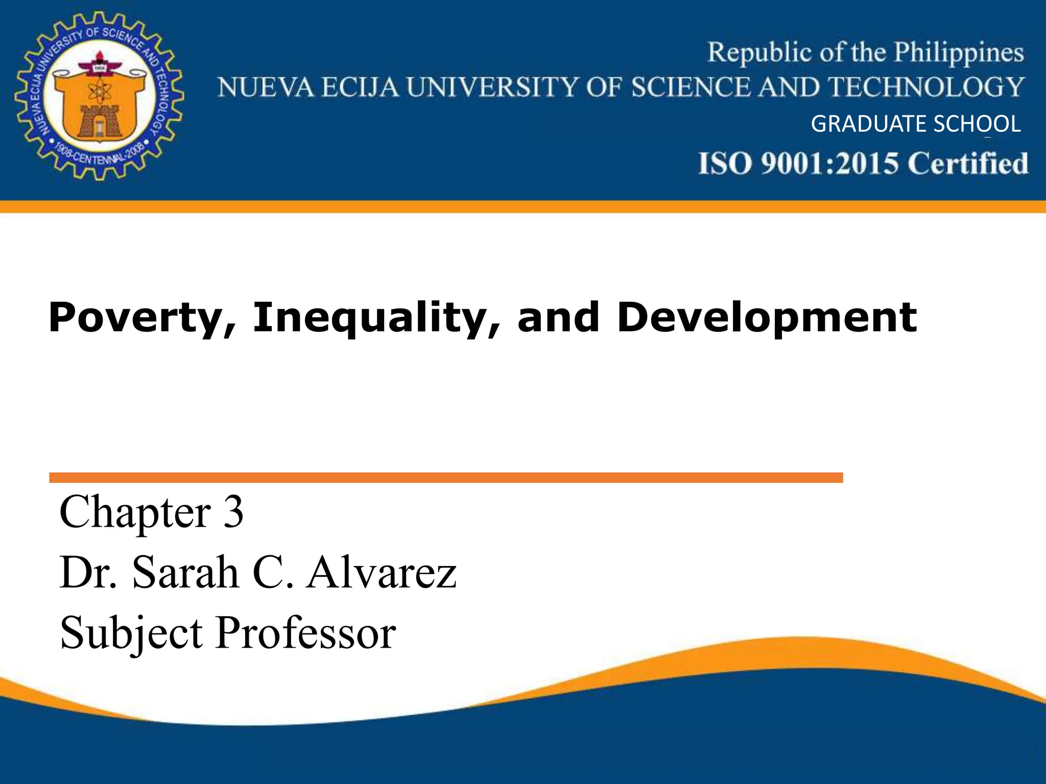 Poverty Inequality and Development Report | PPTX