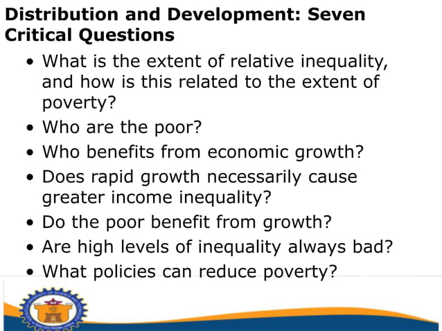 Poverty Inequality and Development Report | PPT