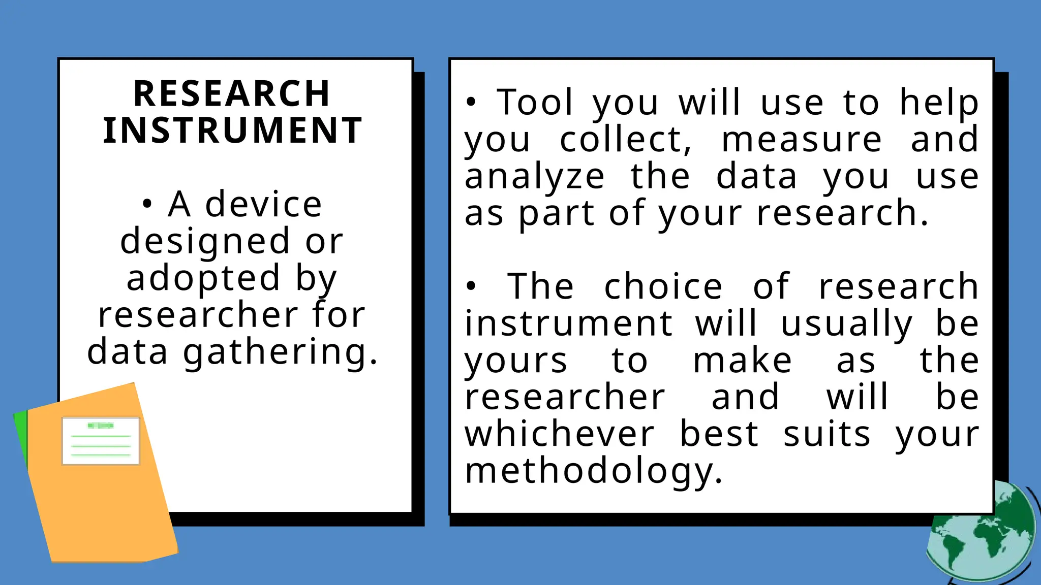 caharacter instrument chapter 3 ppt for reporting | PPTX