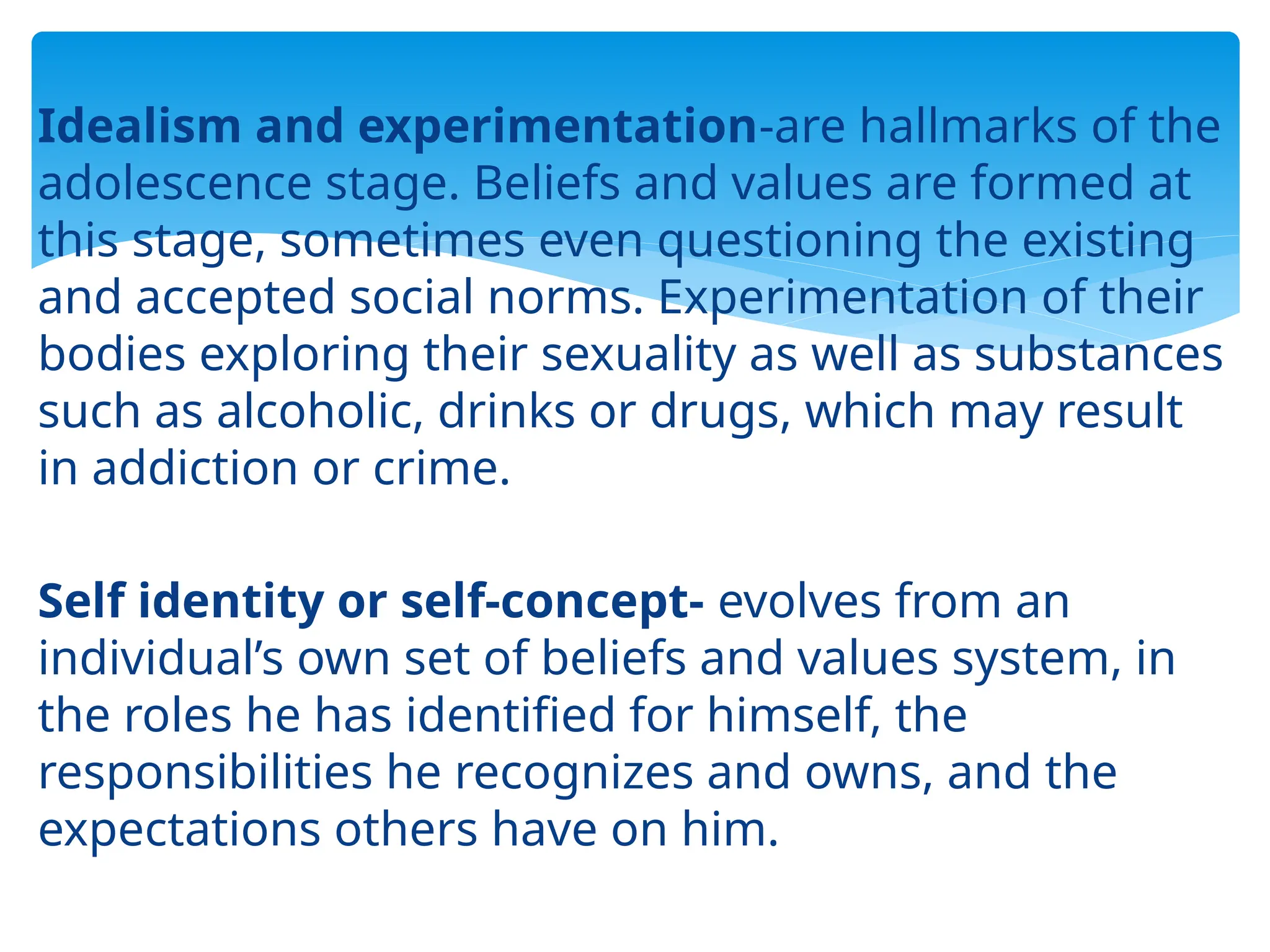 Personal Development, Stages in Middle and Late Adolescence | PPTX