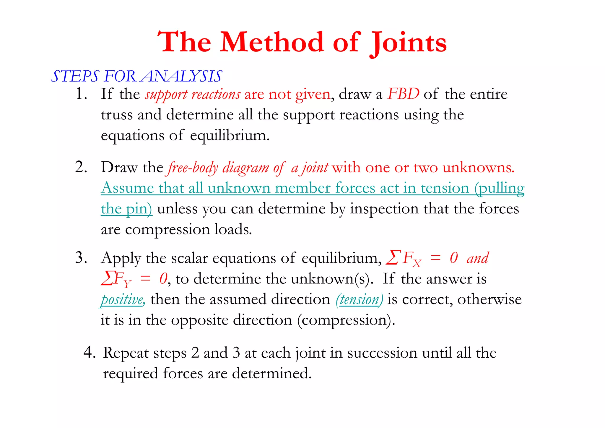 Chapter 3-analysis of statically determinate trusses | PDF