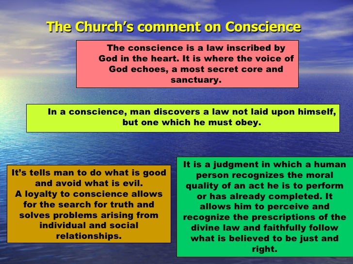 Chapter 3 Conscience The Self In Search of the Good