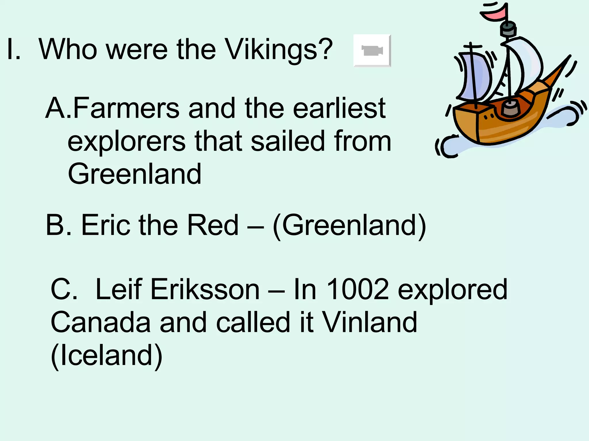 Chapter 3 Explorers | PPT