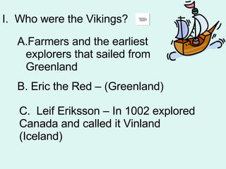 Chapter 3 Explorers | PPT