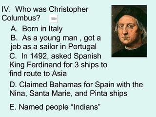 Chapter 3 Explorers | PPT