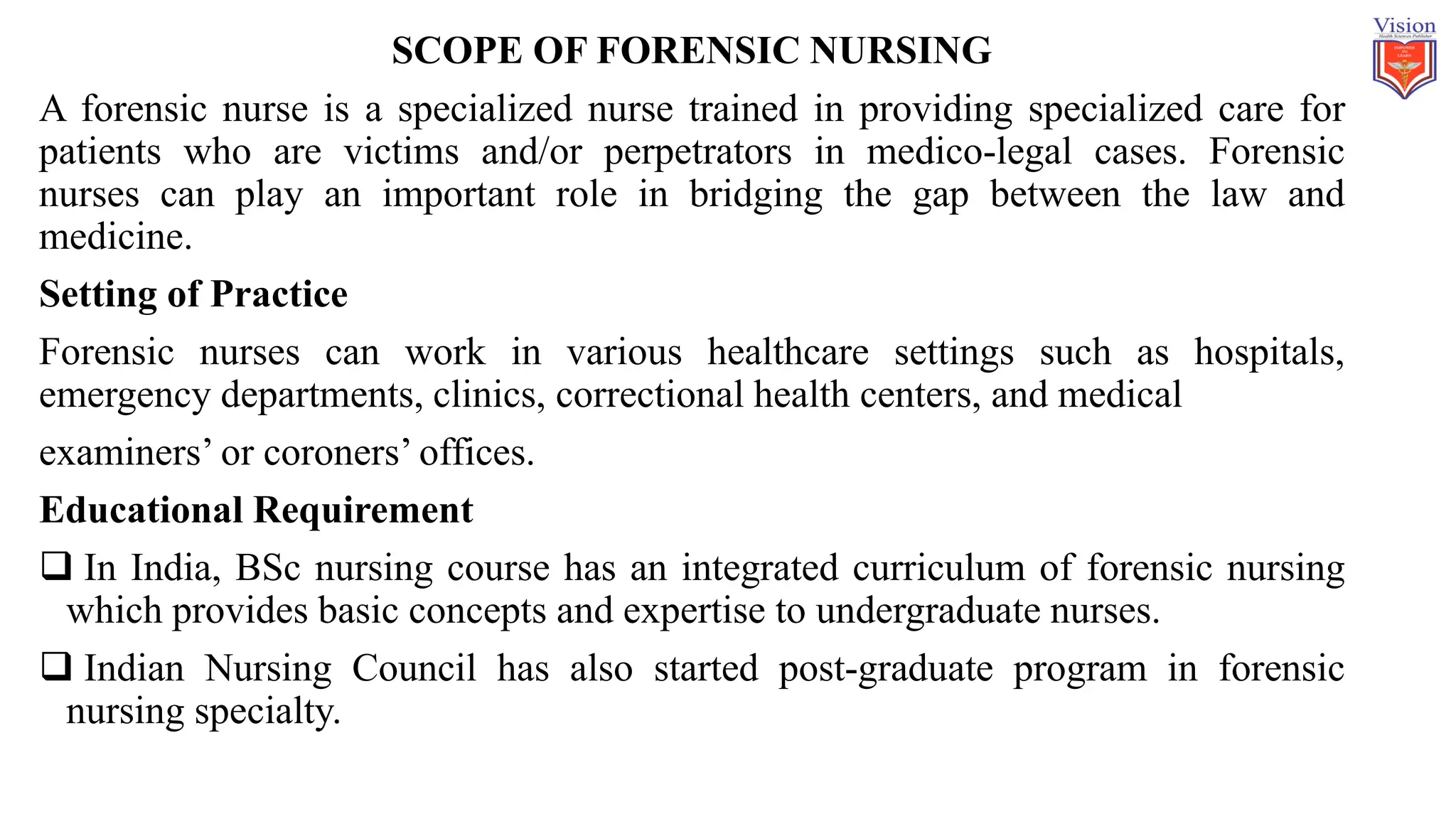 CHAPTER-3-FORENSIC-NURSING - 5th Semester | PDF