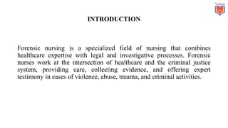 CHAPTER-3-FORENSIC-NURSING - 5th Semester | PDF