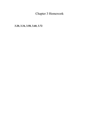 Chapter 3 Homework | DOC