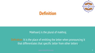 Chapter 3-makharij-ul-huroof-with-logo | PDF