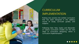 CHAPTER 3 IMPLEMENTING THE CURRICULUM Module 4: The Teacher as ...