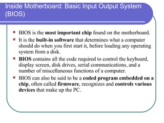 Chapter 3 Motherboard and BIOS | PPT