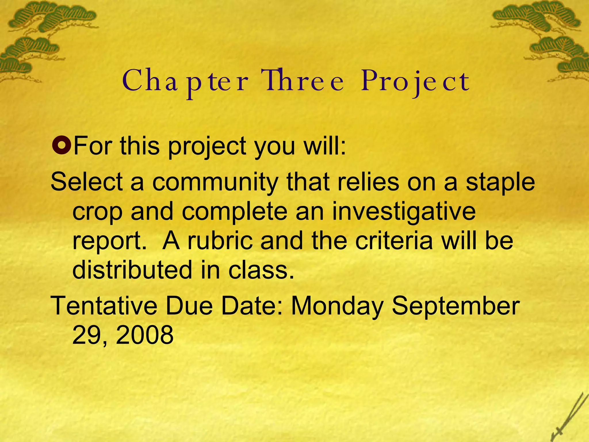 Chapter 3 Overview | PPT