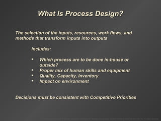 Chapter 3-process-design-strategy | PPT
