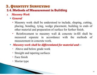 chapter-3-quantity-surveying.pdf Addis Ababa university | PDF