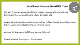 Chater 1 lesson -3-STS science education in the Philippines | PPTX