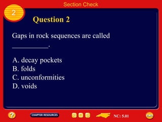 Chapter 3:2 Relative Ages of Rocks | PPT