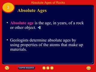 Chapter 3:3 Absolute Ages of Rocks | PPT