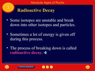 Chapter 3:3 Absolute Ages of Rocks | PPT