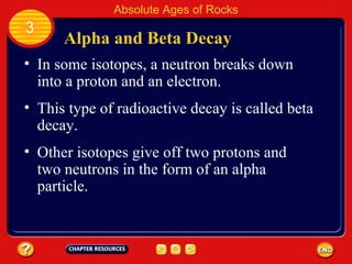 Chapter 3:3 Absolute Ages of Rocks | PPT
