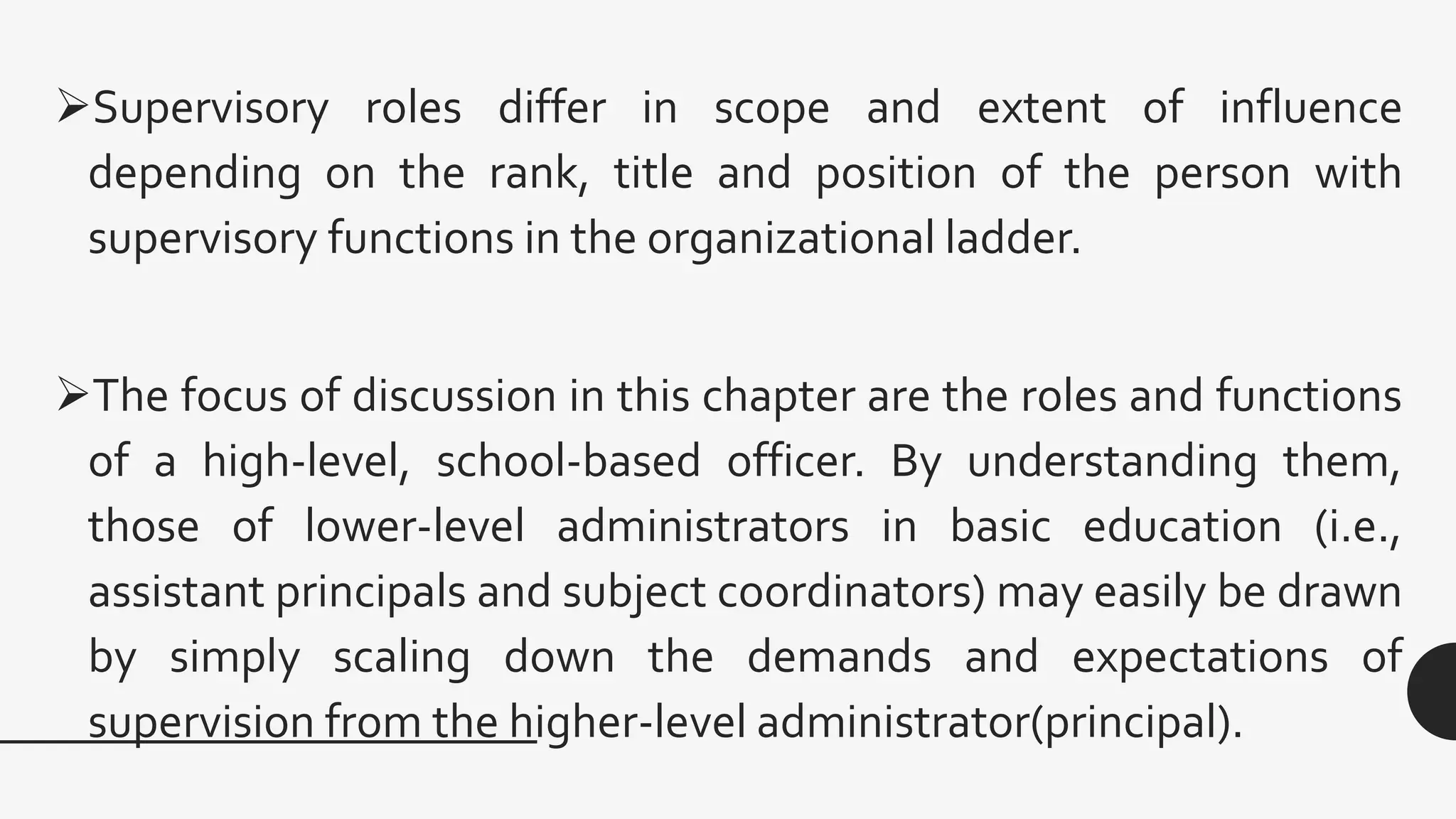 Dimensions of Supervision in Education System | PPTX