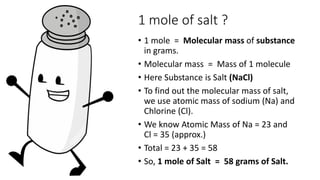 Chapter - 3, Atoms And Molecules, (Mole Concept) Science, Class 9 | PDF