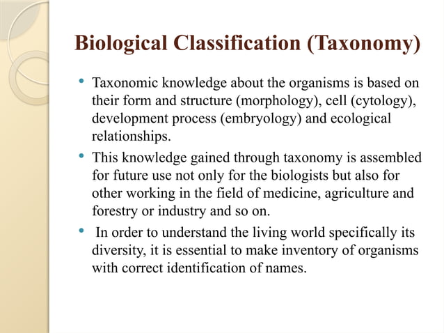 Chapter-3,Biology-classification.pptx bio | PPTX | Biological Sciences ...