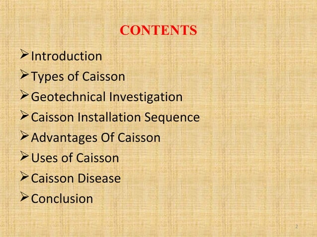 Chapter 3 caisson | PPT | Canoeing and Kayaking | Extreme Sports