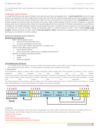 data link layer to print | DOCX | Computer Networking | Computing