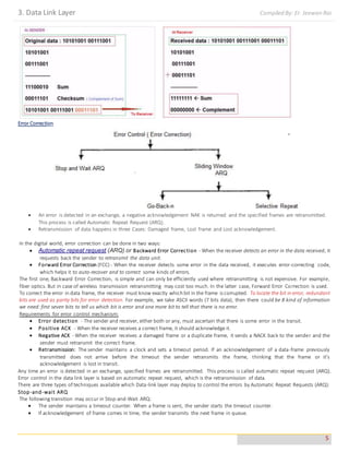 data link layer to print | DOCX | Computer Networking | Computing
