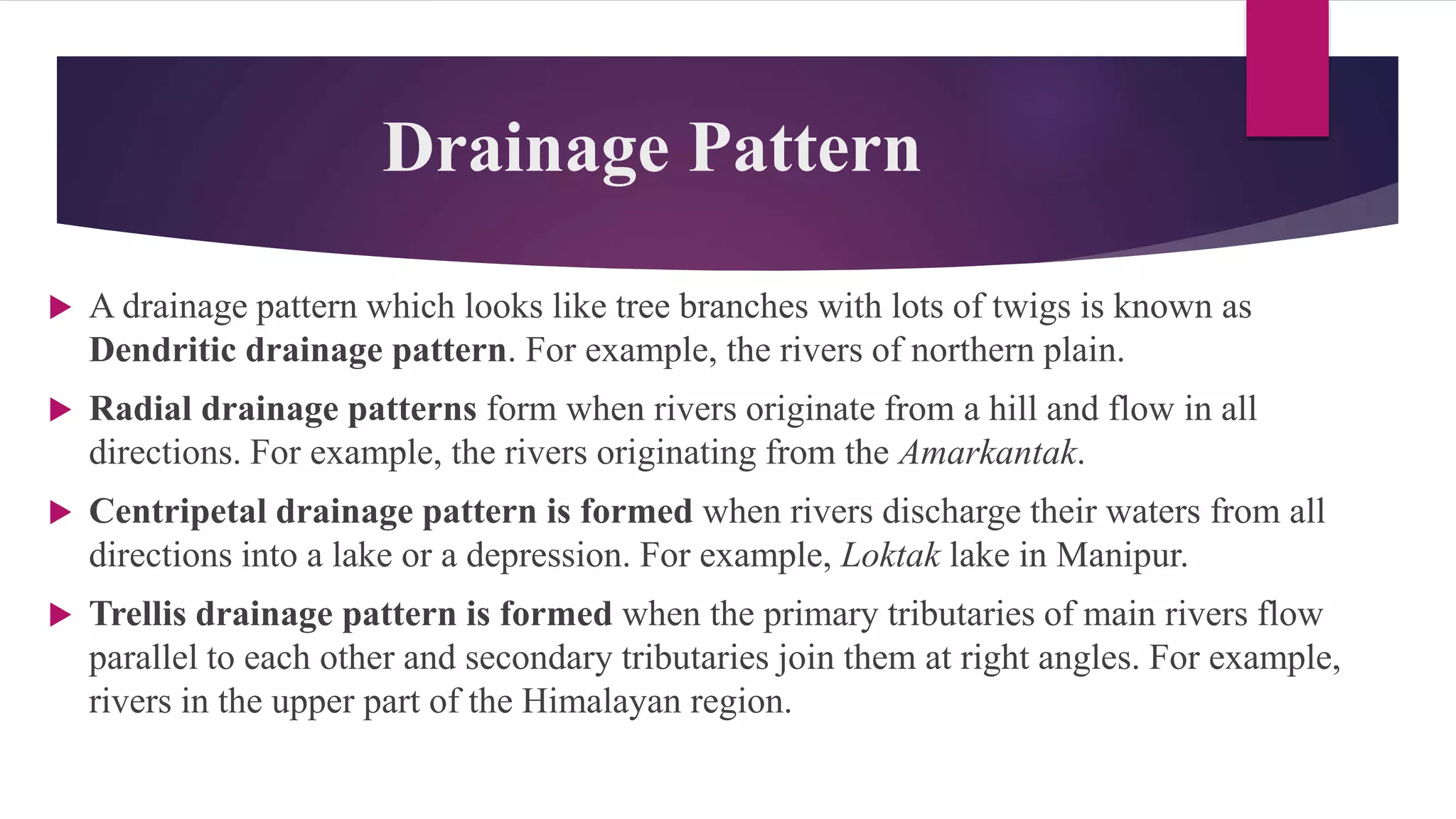Drainage System CLASS XI PPT | PPTX