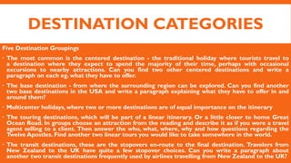 Chapter 3 holiday choice (Destination Management) | PDF | Business ...