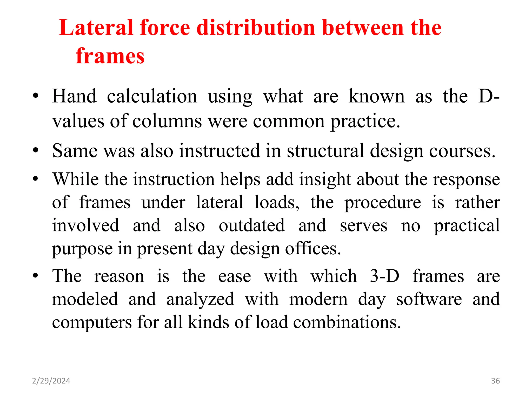 Chapter-Three Lateral Force Resisting Systems. pptx | PPTX